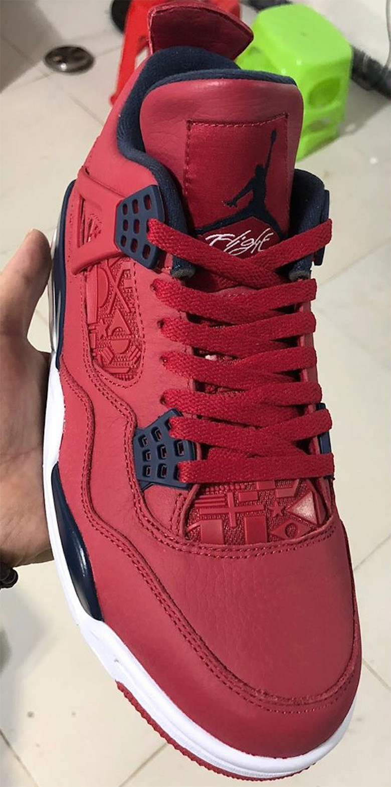 Air Jordan four “FIBA” Options Worldwide Flags On The Midfoot And ...