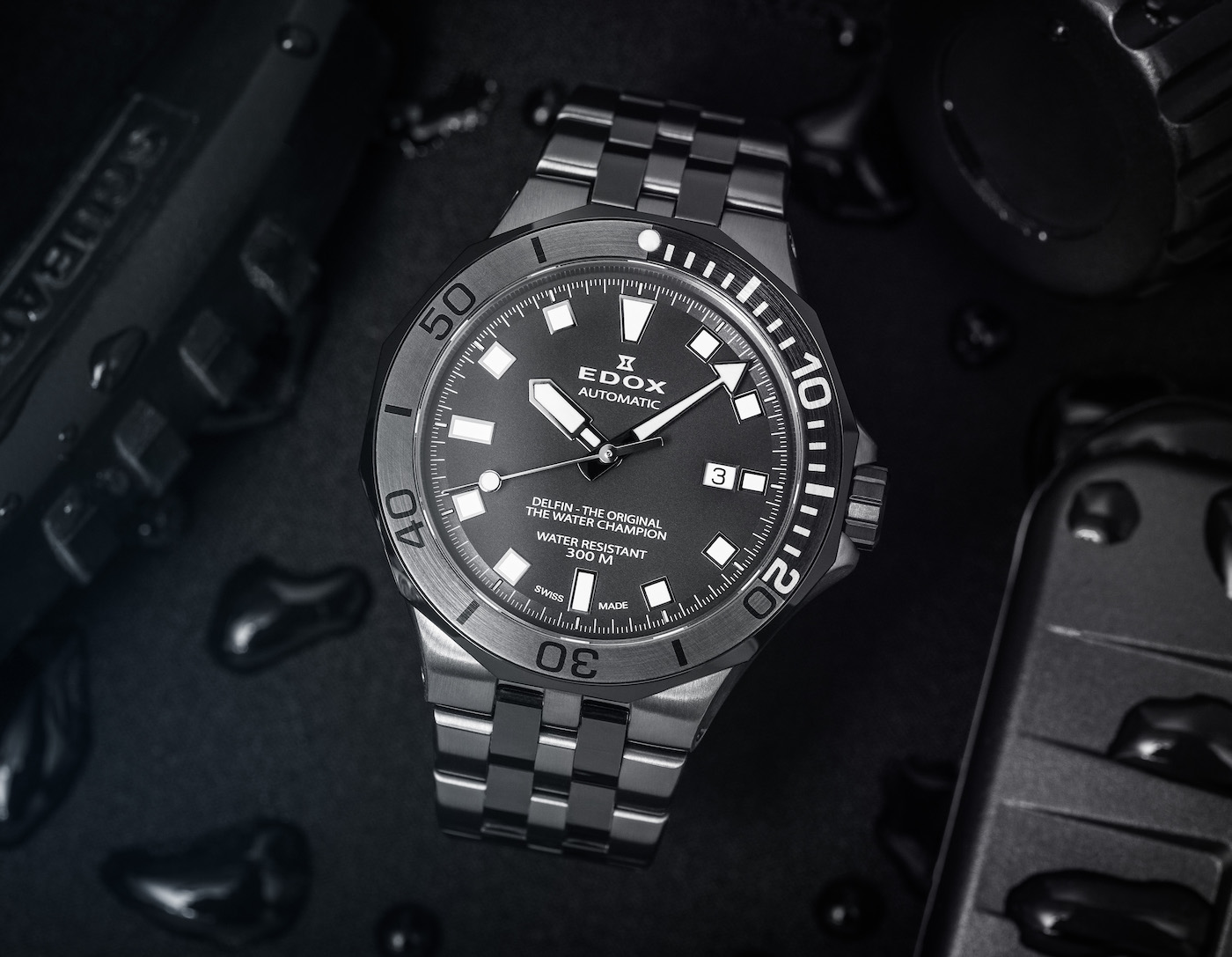 Edox Delfin Diver Date Computerized Watch - blog.surfavenuemall.com
